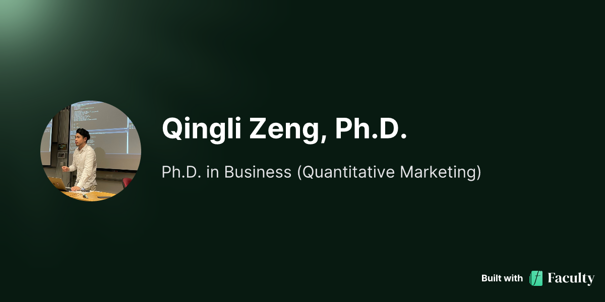 Qingli Zeng, Ph.D.